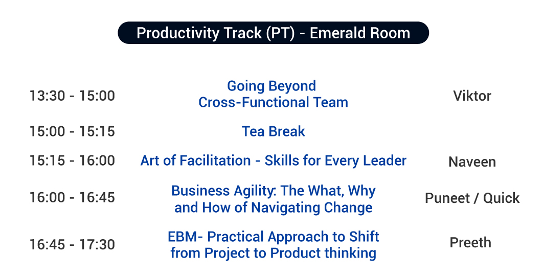 Agile Leadership Summit 2024 | Schedule | Quorse