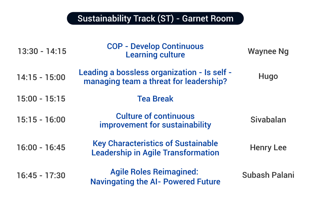 Agile Leadership Summit 2024 | Schedule | Quorse
